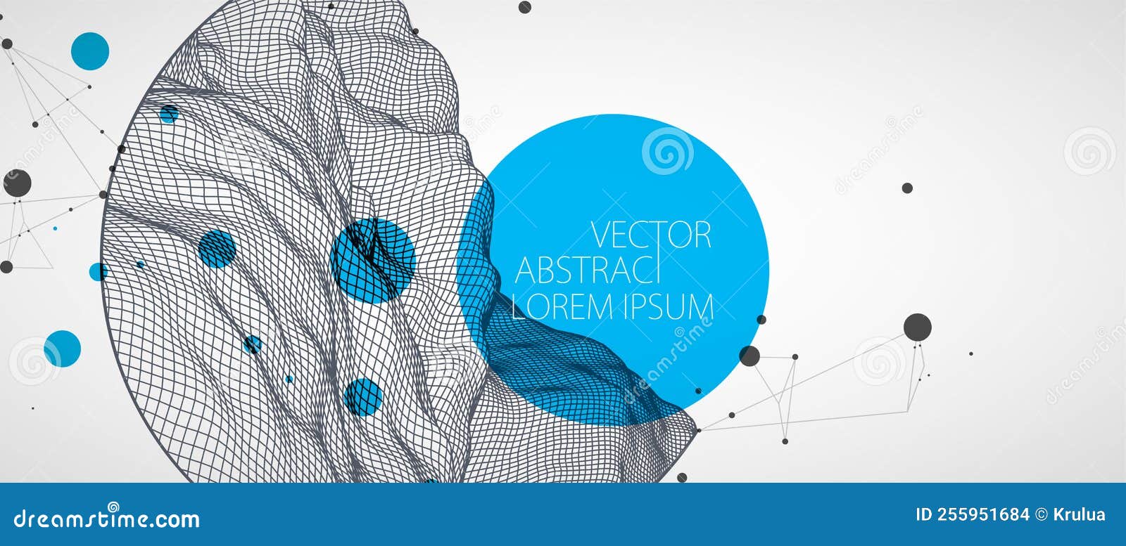 Modern Science or Technology Elements. Trendy Abstract Background ...