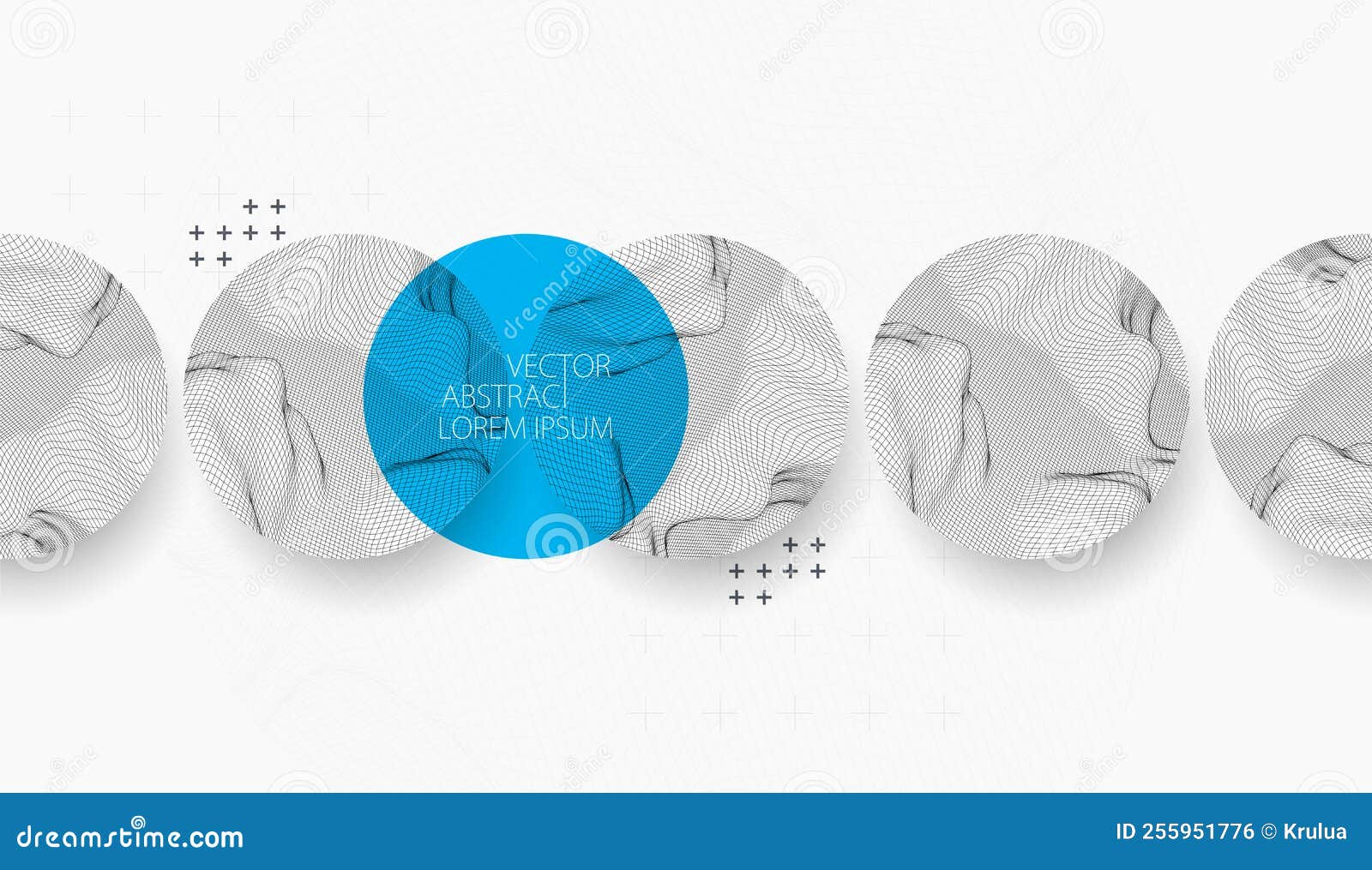 Modern Science or Technology Elements. Trendy Abstract Background ...