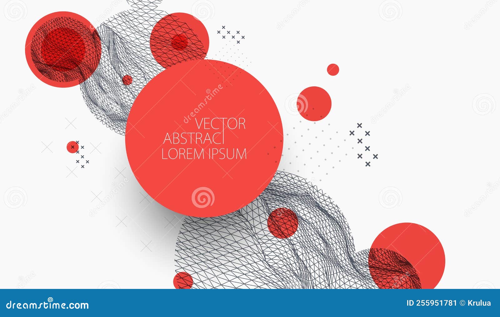 Modern Science or Technology Elements. Trendy Abstract Background ...