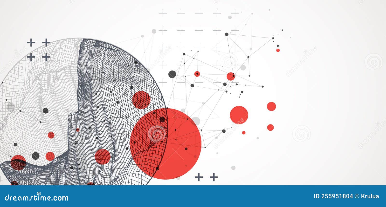 Modern Science or Technology Elements. Trendy Abstract Background ...