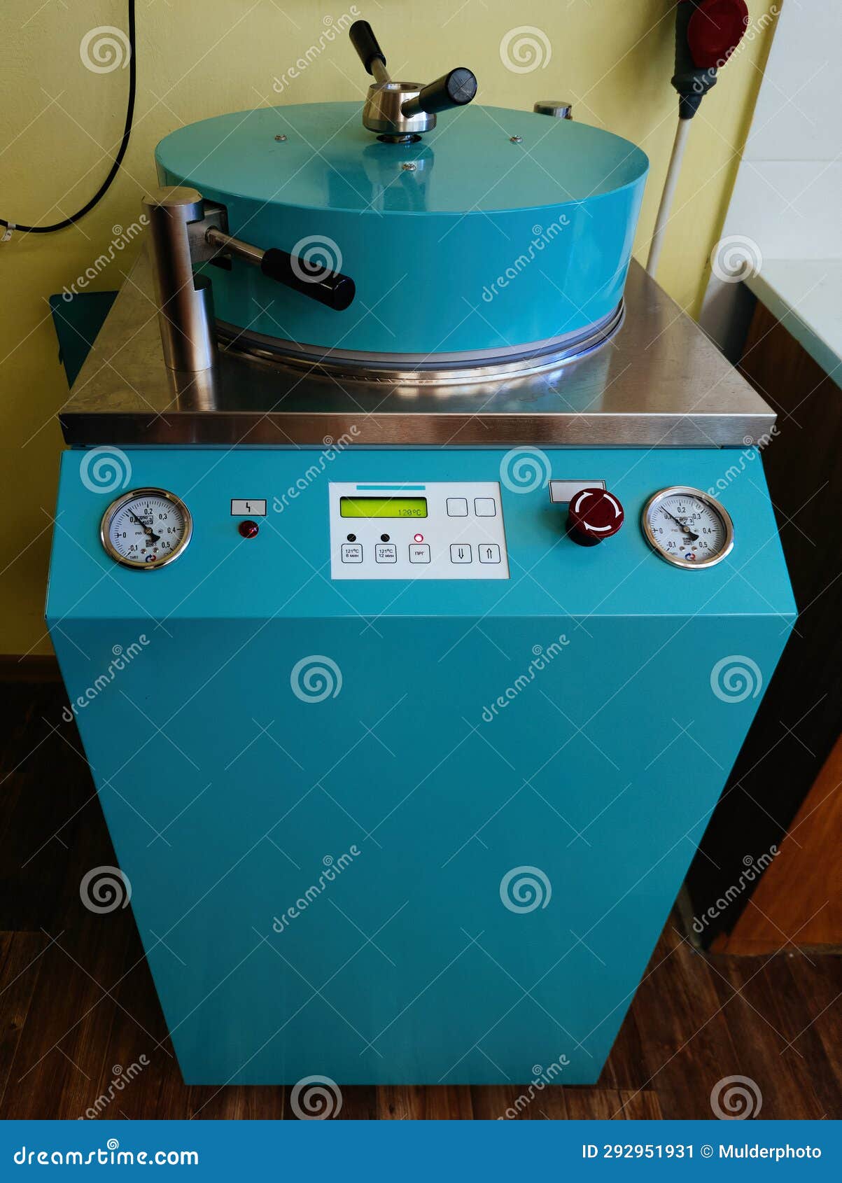 Modern Scientific Autoclave in Laboratory Stock Image - Image of ...