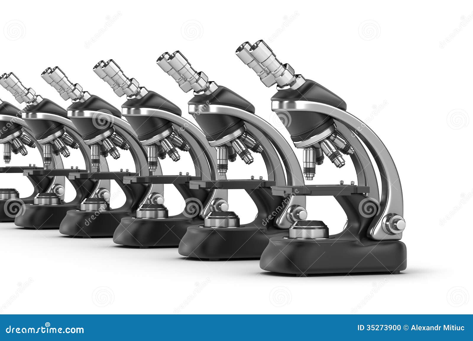 Modern Scientific Microscopes Stock Photography | CartoonDealer.com ...