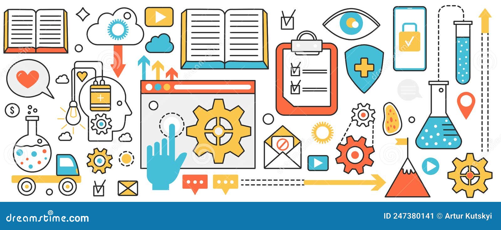 Modern Scientific Research Methods, Abstract Digital Data Analysis ...