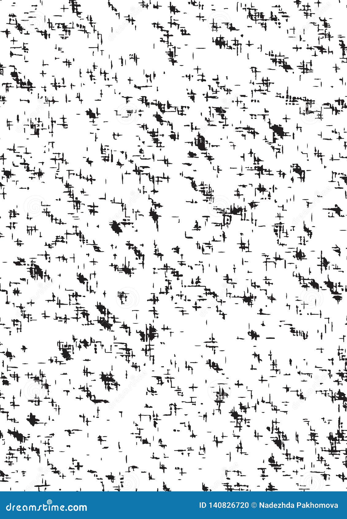 Modern Screen Print Texture. Black and White Distressed Background ...