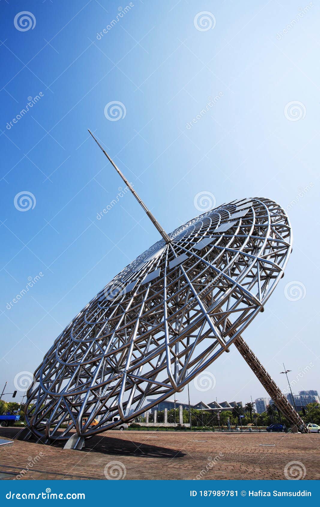 Modern Sculpture of Sundial, Shanghai Editorial Photo - Image of ...
