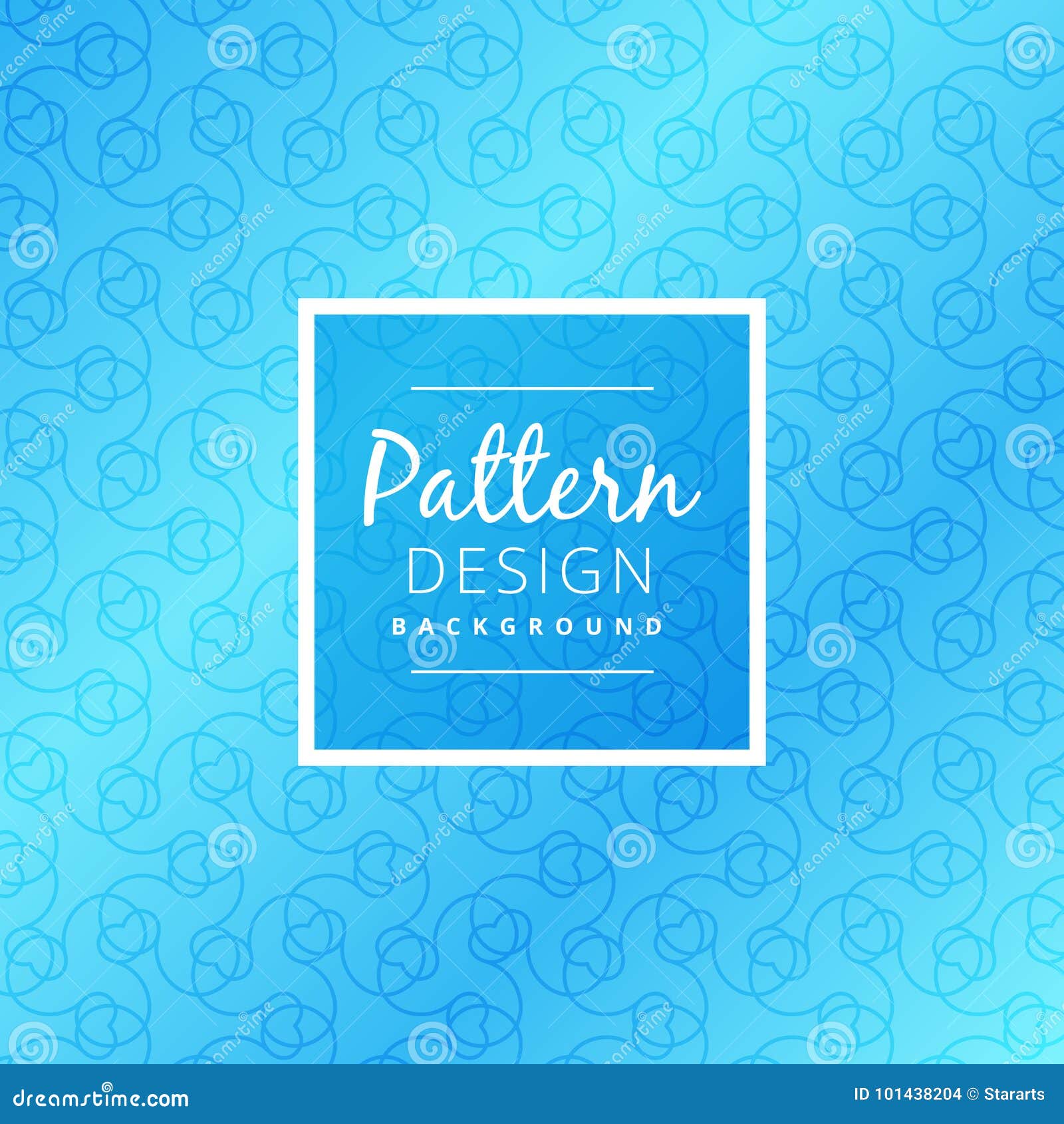 Modern Seamless Blue Pattern Vector Design Illustration Stock Vector ...