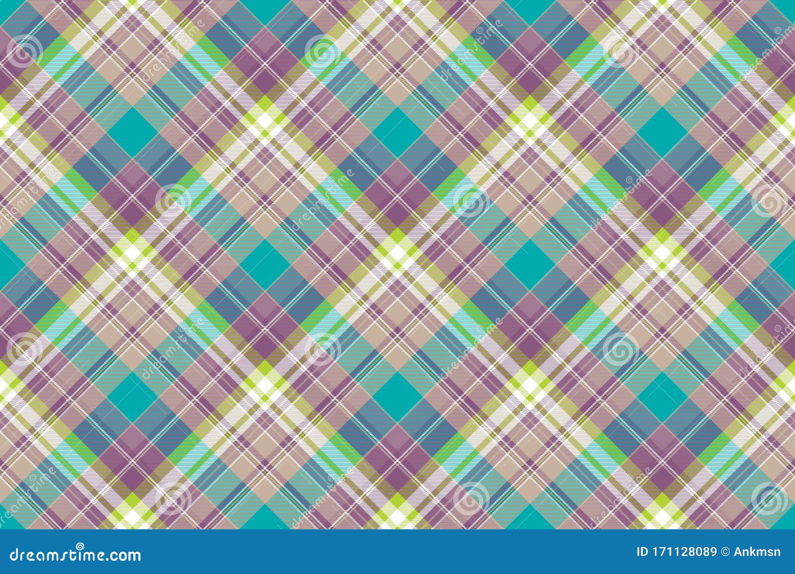 Modern Seamless Pattern Check Fabric Texture Stock Vector ...