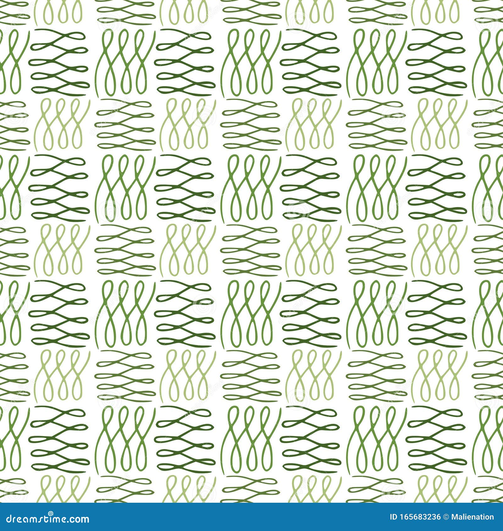 Modern Seamless Pattern in Green Colors. Linen Repeat Design Stock ...