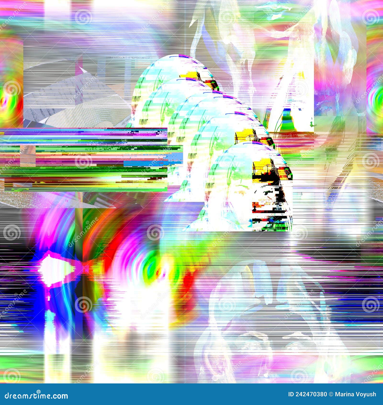 Modern Seamless Pattern with Imitation of Digital Gradient Noise and ...