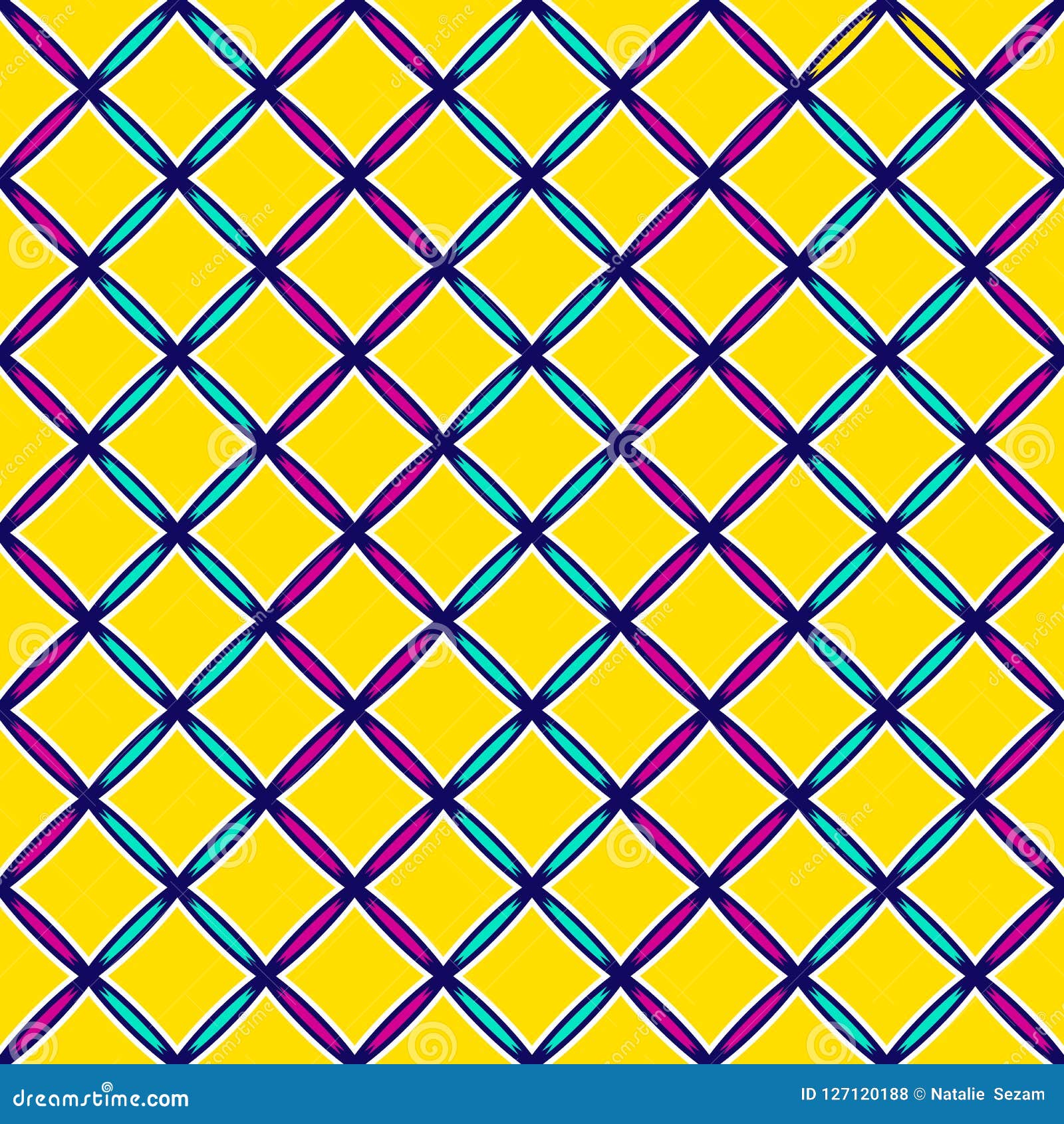 Modern Seamless Pattern. Vector Geometric Background. Bright Colors ...
