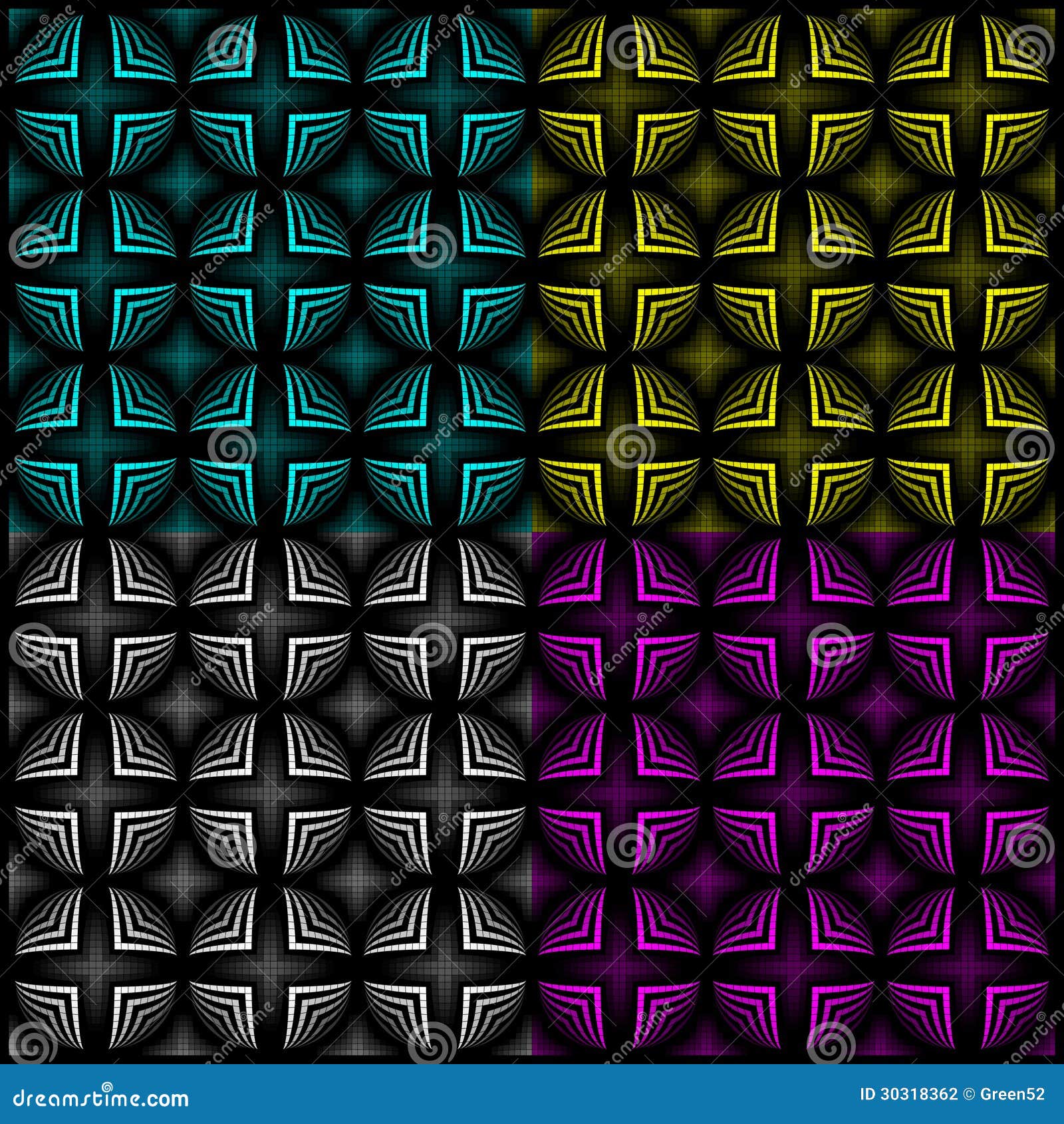 Modern Seamless Pattern stock vector. Illustration of ornament - 30318362