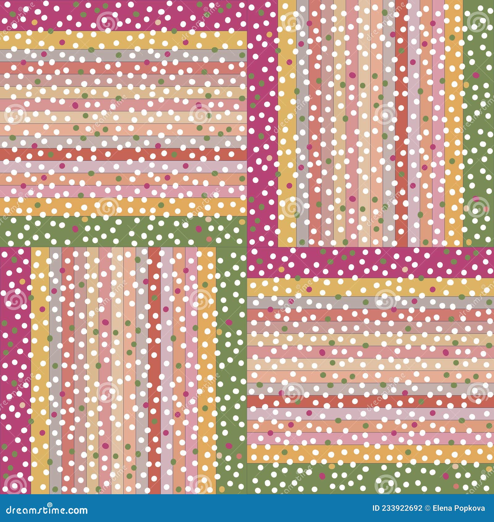 Modern Seamless Vertical Striped Square Pattern Stock Vector ...