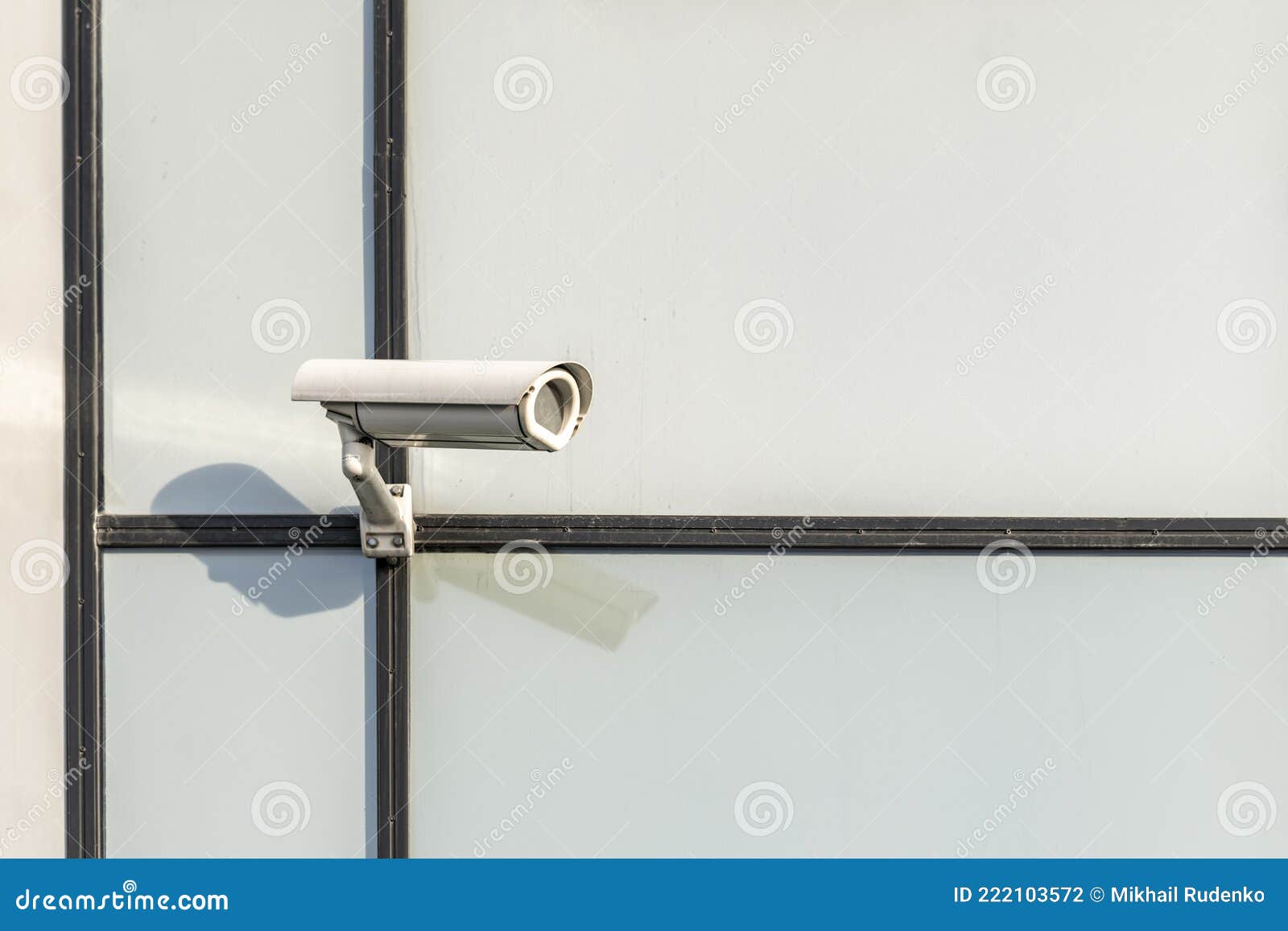 Modern Security Camera in City Streets B Stock Photo - Image of area ...