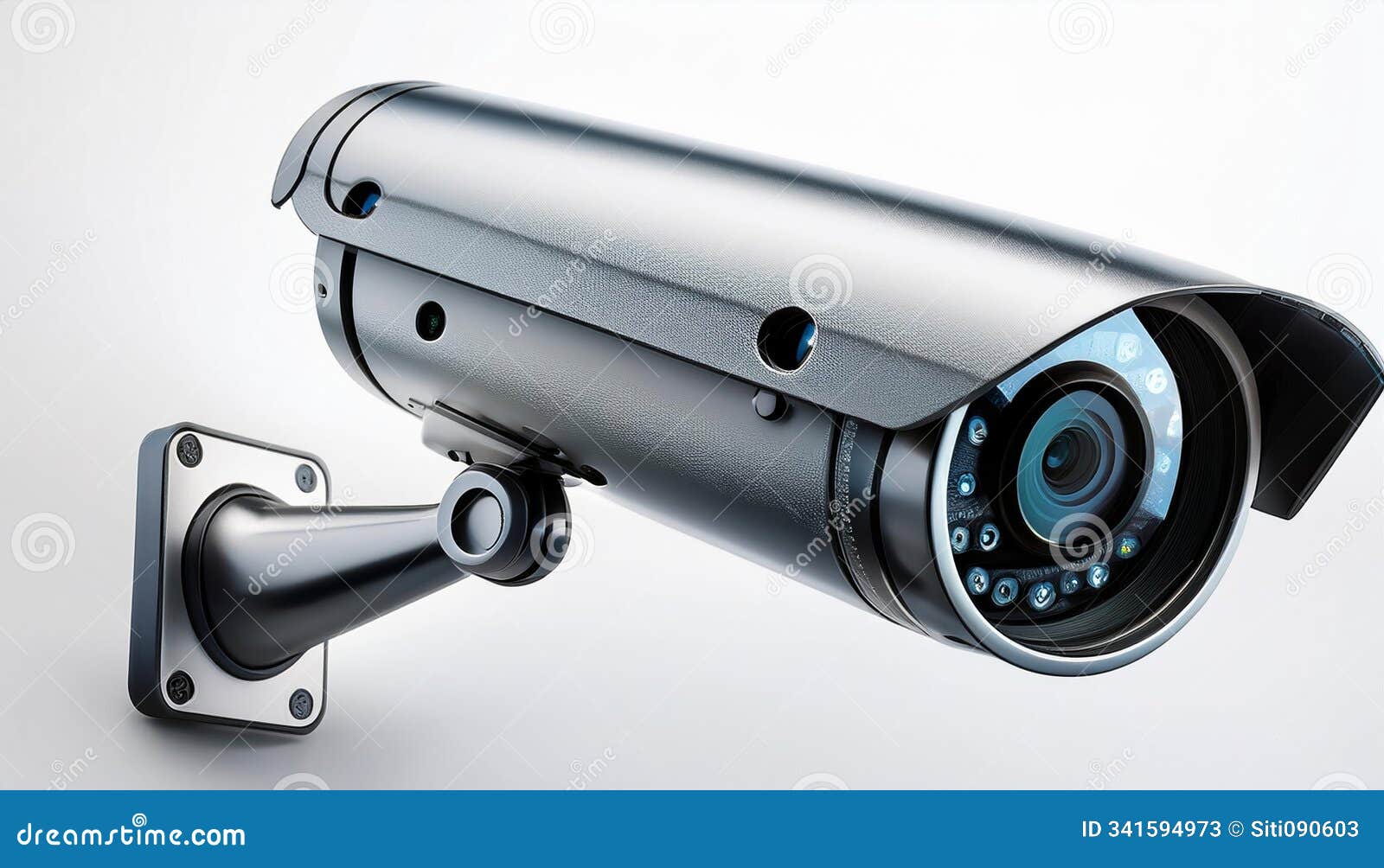 Modern Security Camera Surveillance System CCTV Technology Stock ...