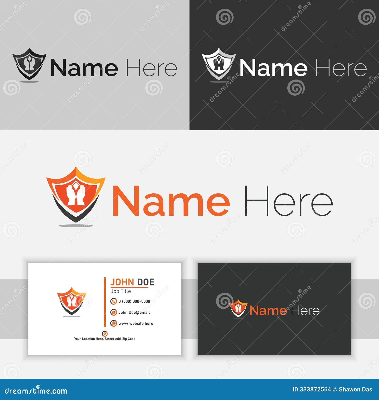 Modern Security Logo Design for Business and Branding. Stock ...