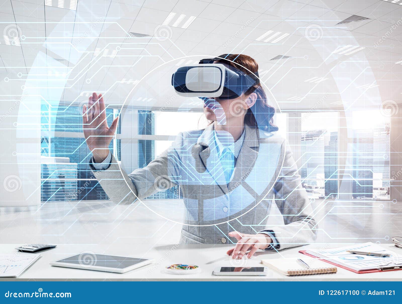 Modern Security Technologies Stock Photo - Image of future, office ...