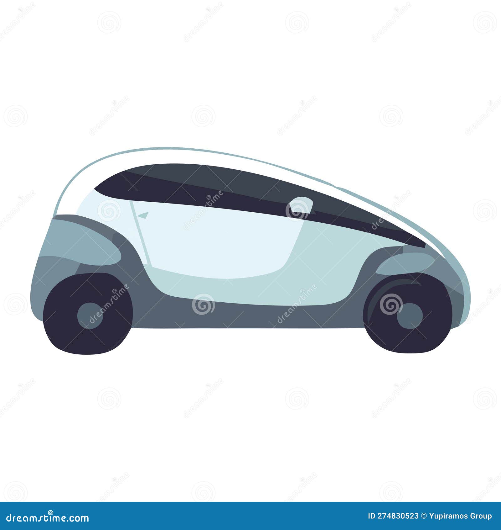 Modern Sedan Driving Fast on Blue Highway Stock Vector - Illustration ...