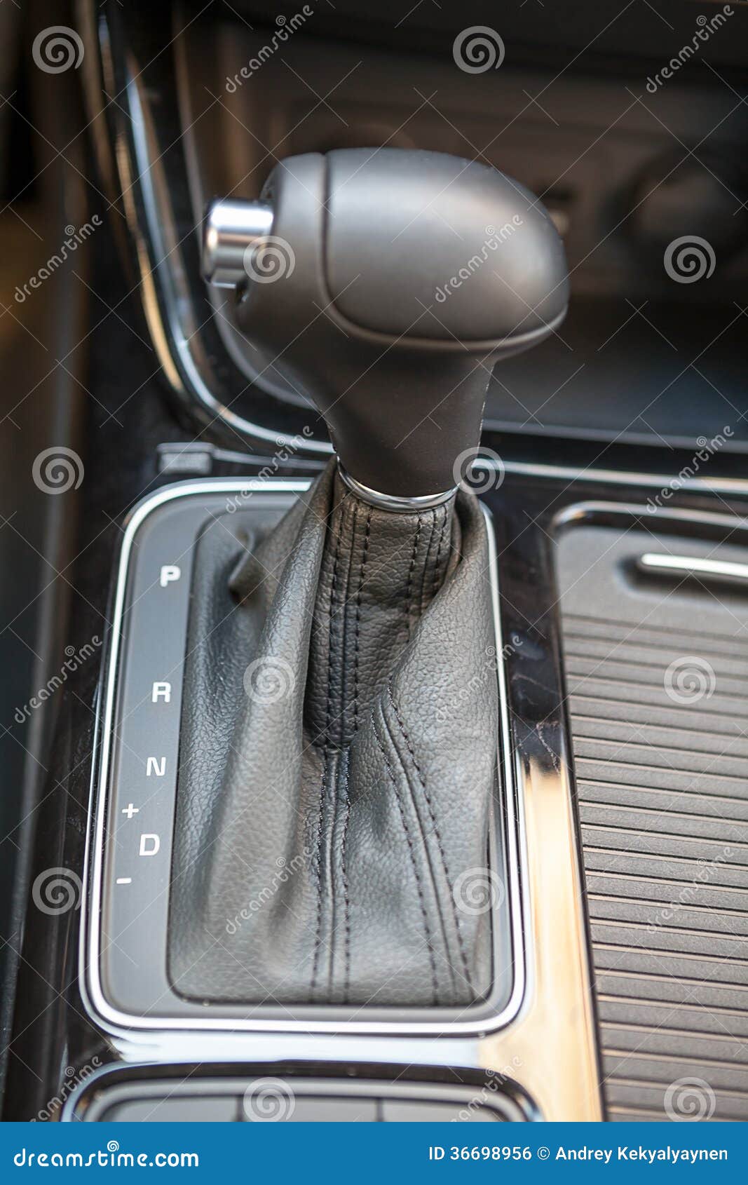 Modern Selector of an Automatic Transmission Gear Stock Photo - Image ...