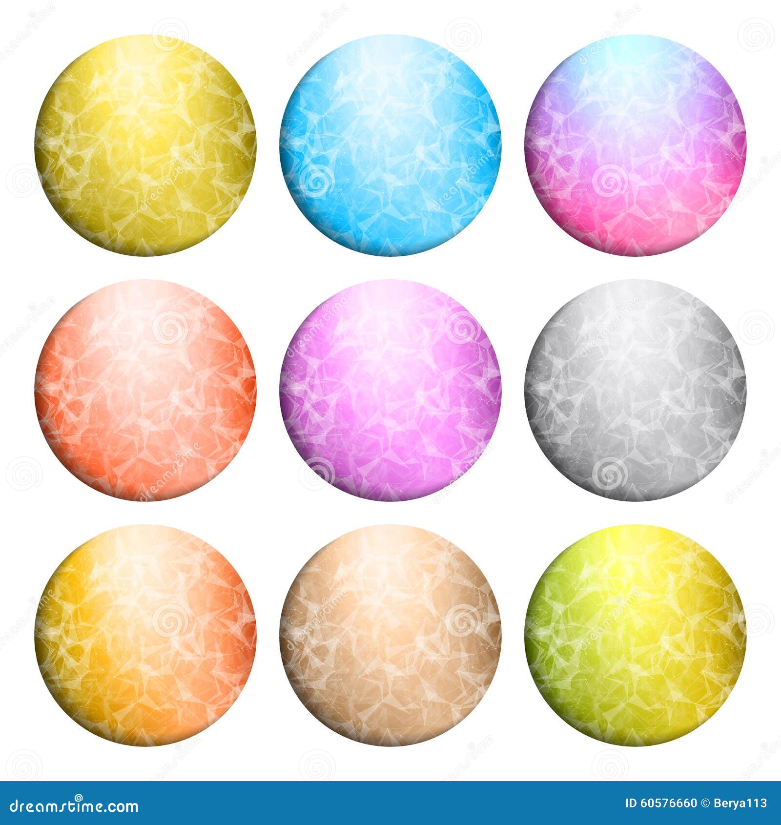 Modern Set of Colorfull Abstract Circles . Molecule and Communication ...