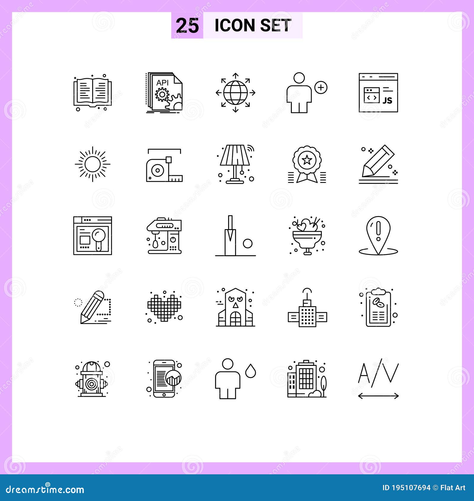Modern Set of 25 Lines Pictograph of Code, Human, Connection, Body, Add ...