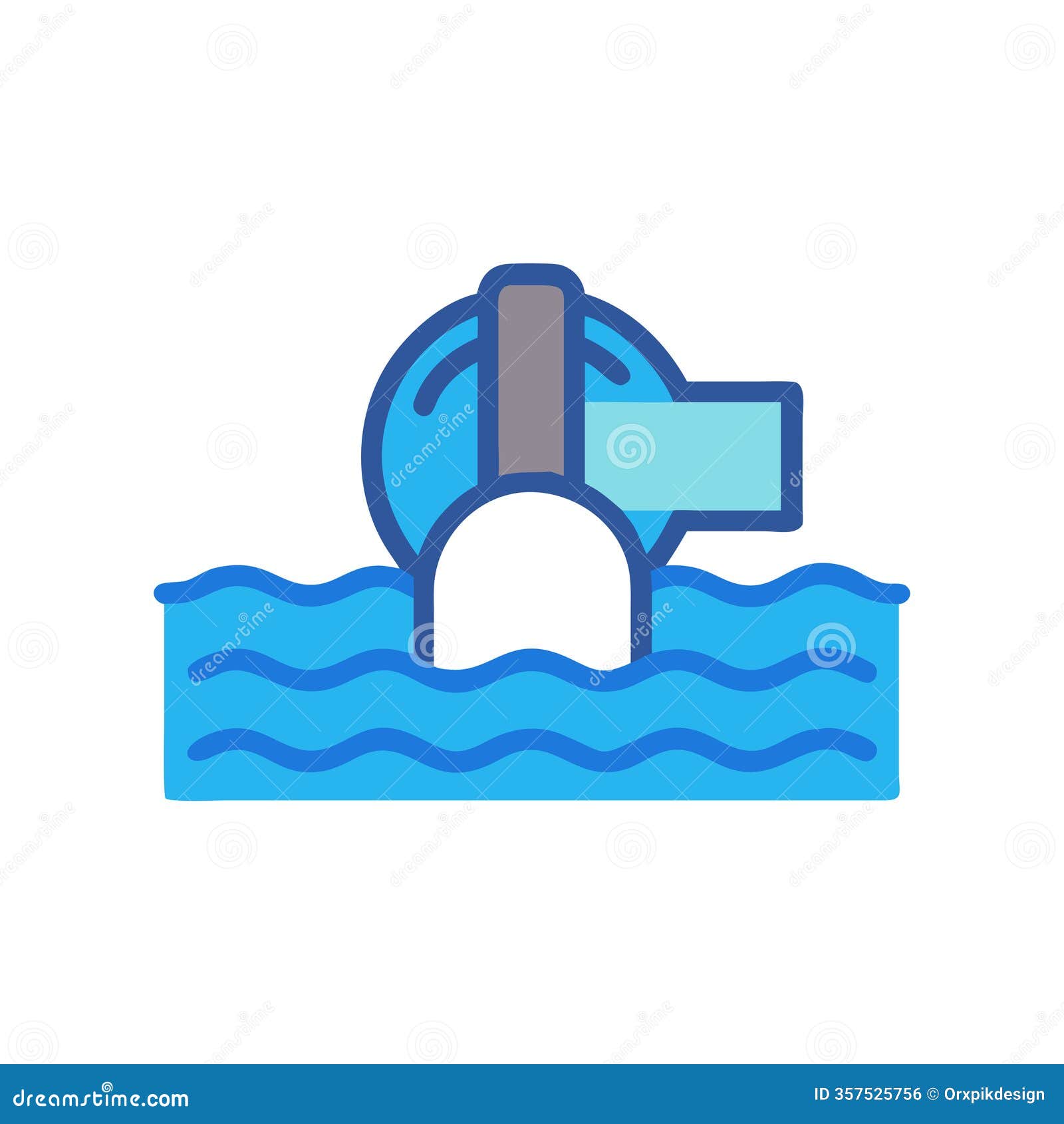 Modern Sewerage Icon for Maintenance Stock Illustration - Illustration ...
