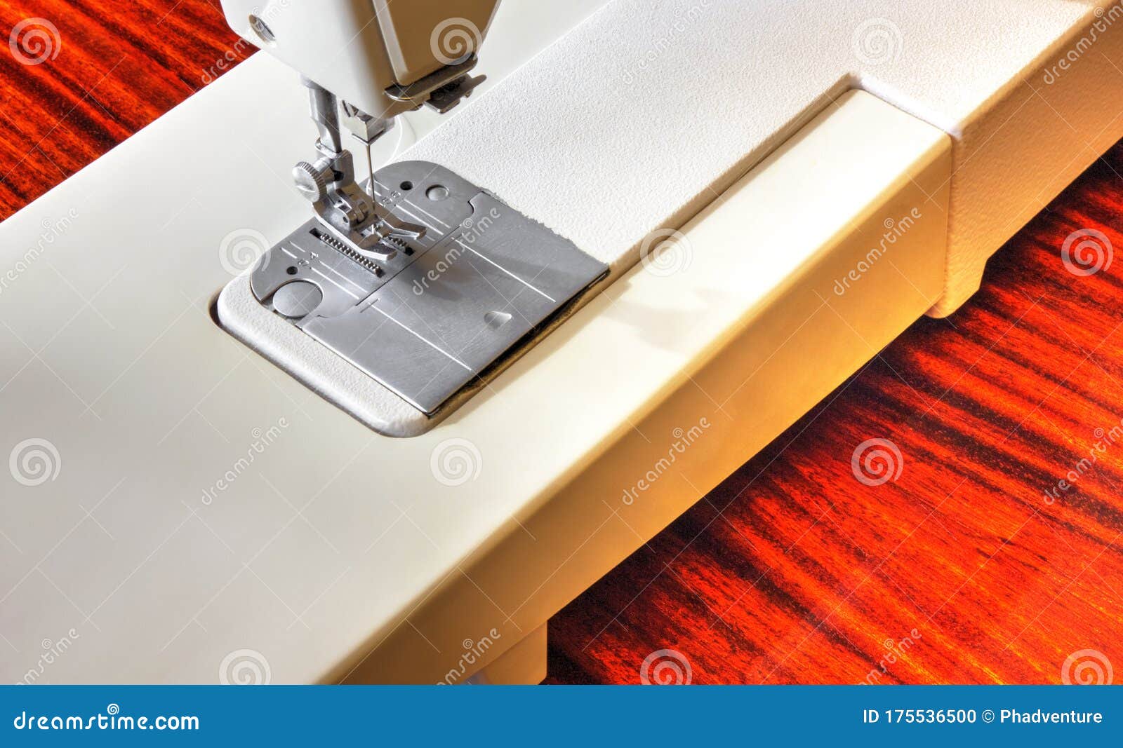 Modern sewing machine stock photo. Image of apparel - 175536500