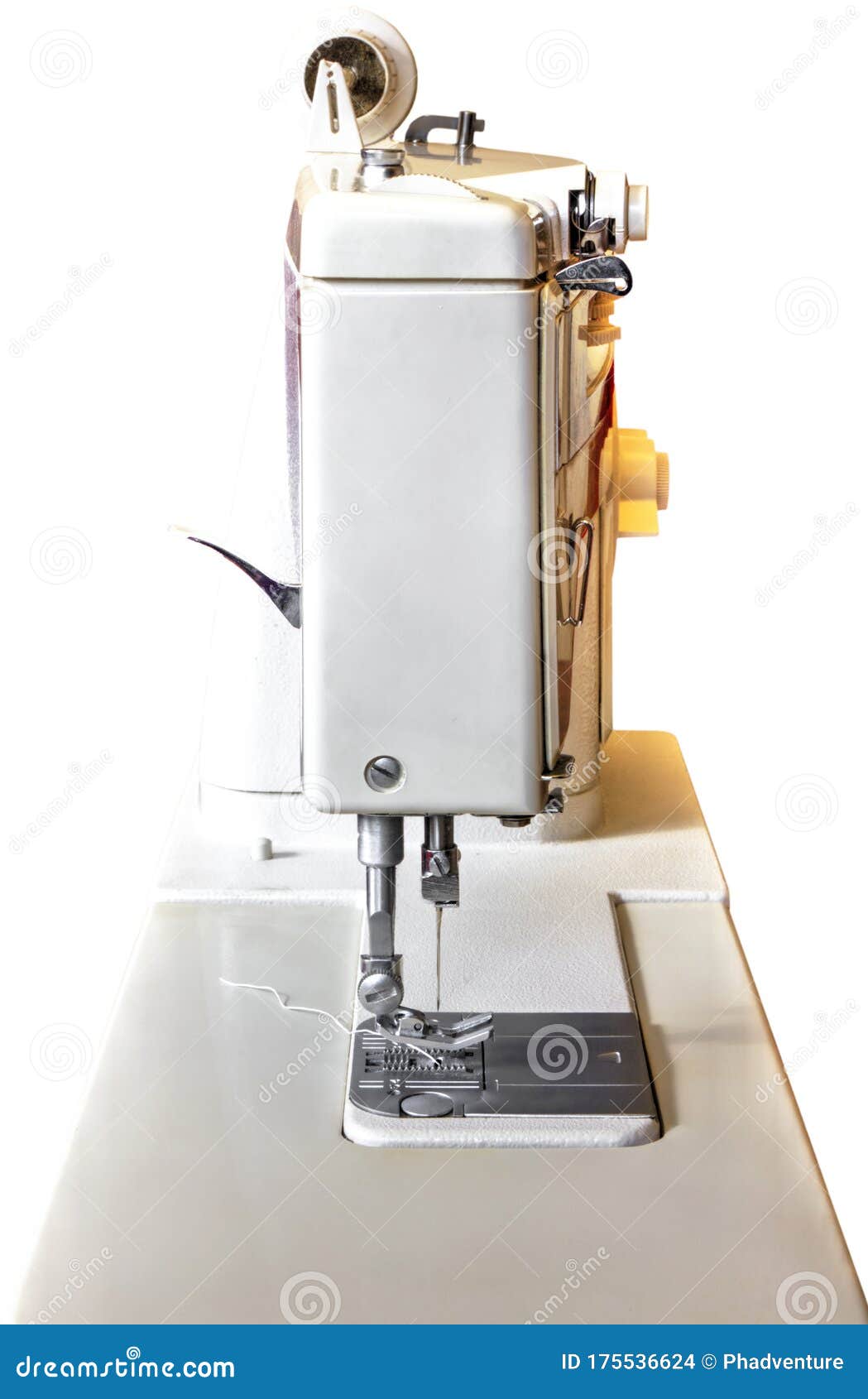 Modern sewing machine stock photo. Image of bespoke - 175536624