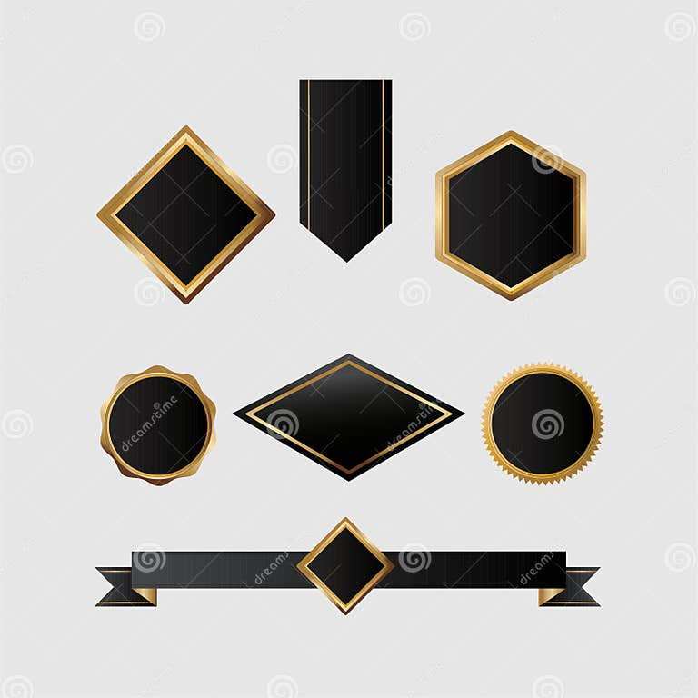 Modern Shape Band Design Templates Stock Illustration - Illustration of ...