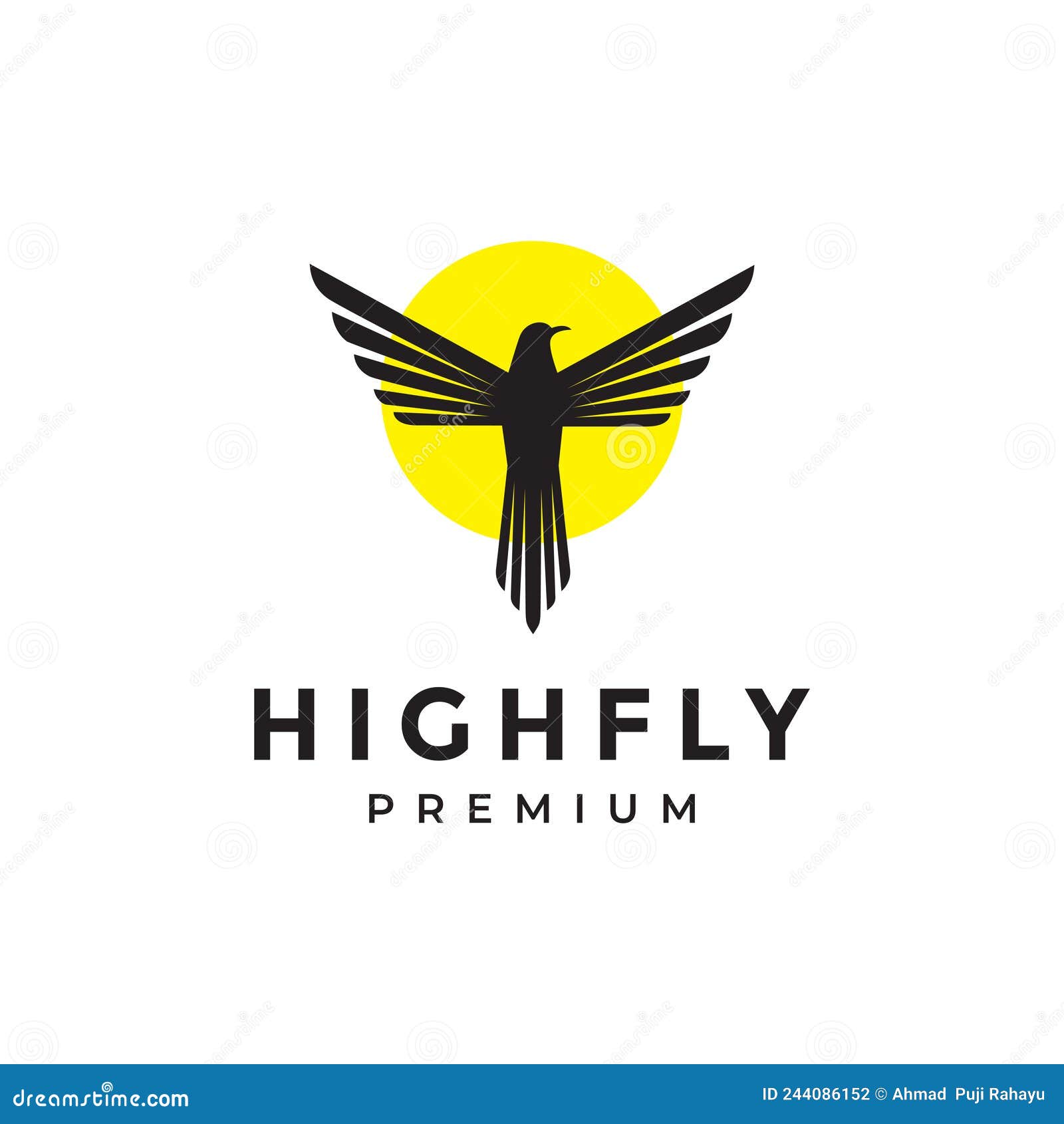 Modern Shape Bird Fly Falcon Logo Design, Vector Graphic Symbol Icon ...