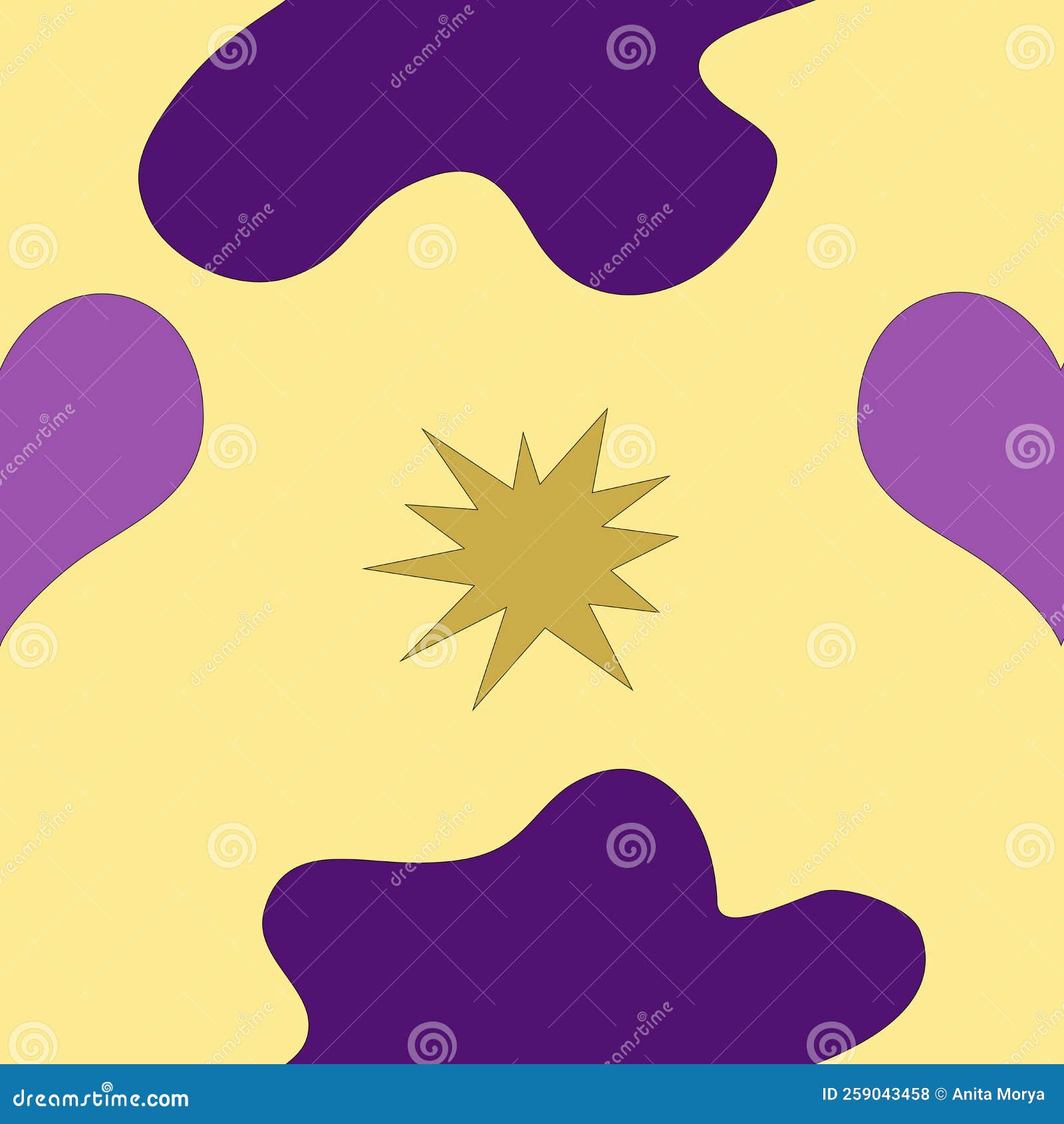 Modern Shape Seamless Pattern Design Stock Illustration - Illustration ...