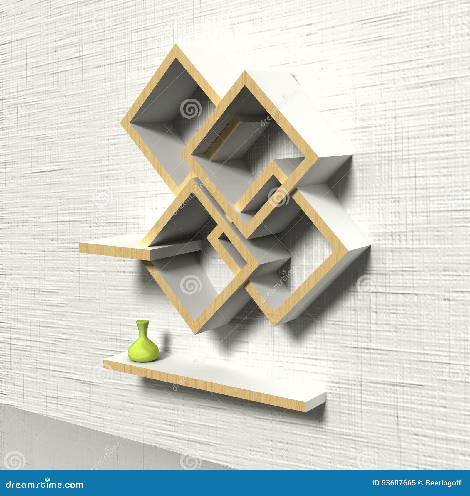 Modern Shelves Template for Your Design Stock Illustration ...