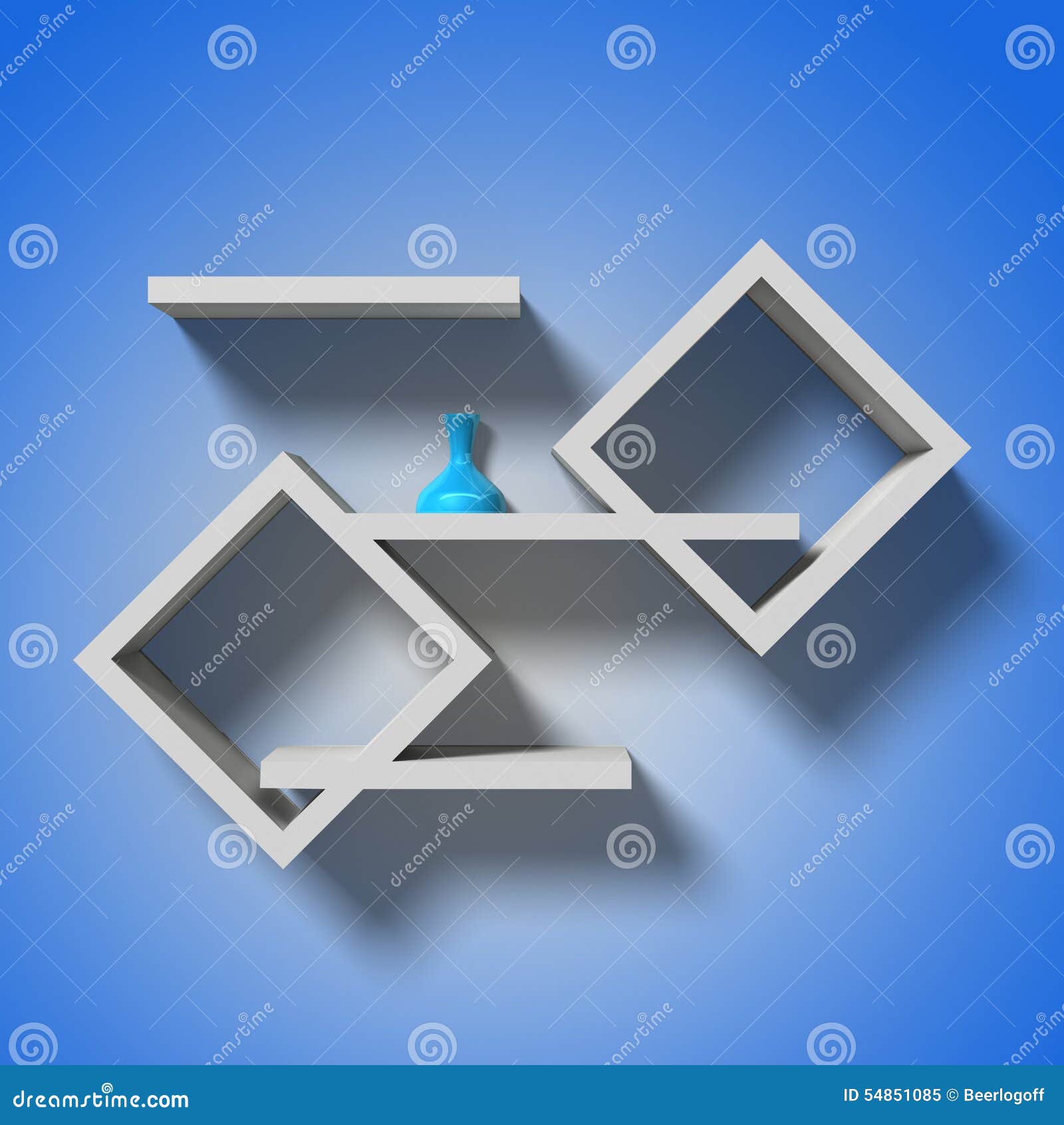 Modern Shelves Template for Your Design Stock Illustration ...