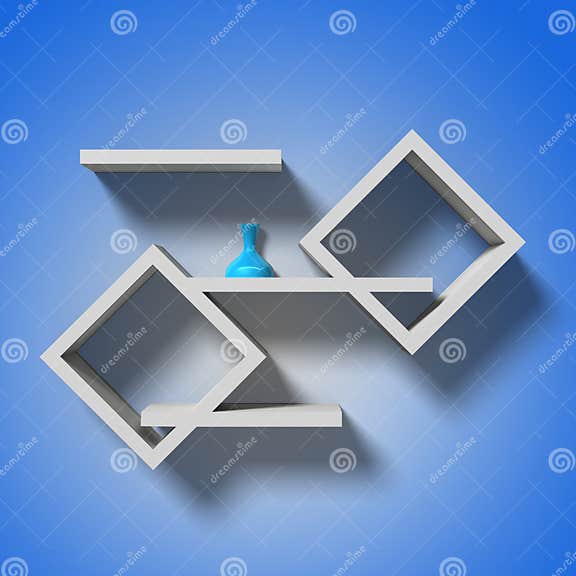 Modern Shelves Template for Your Design Stock Illustration ...