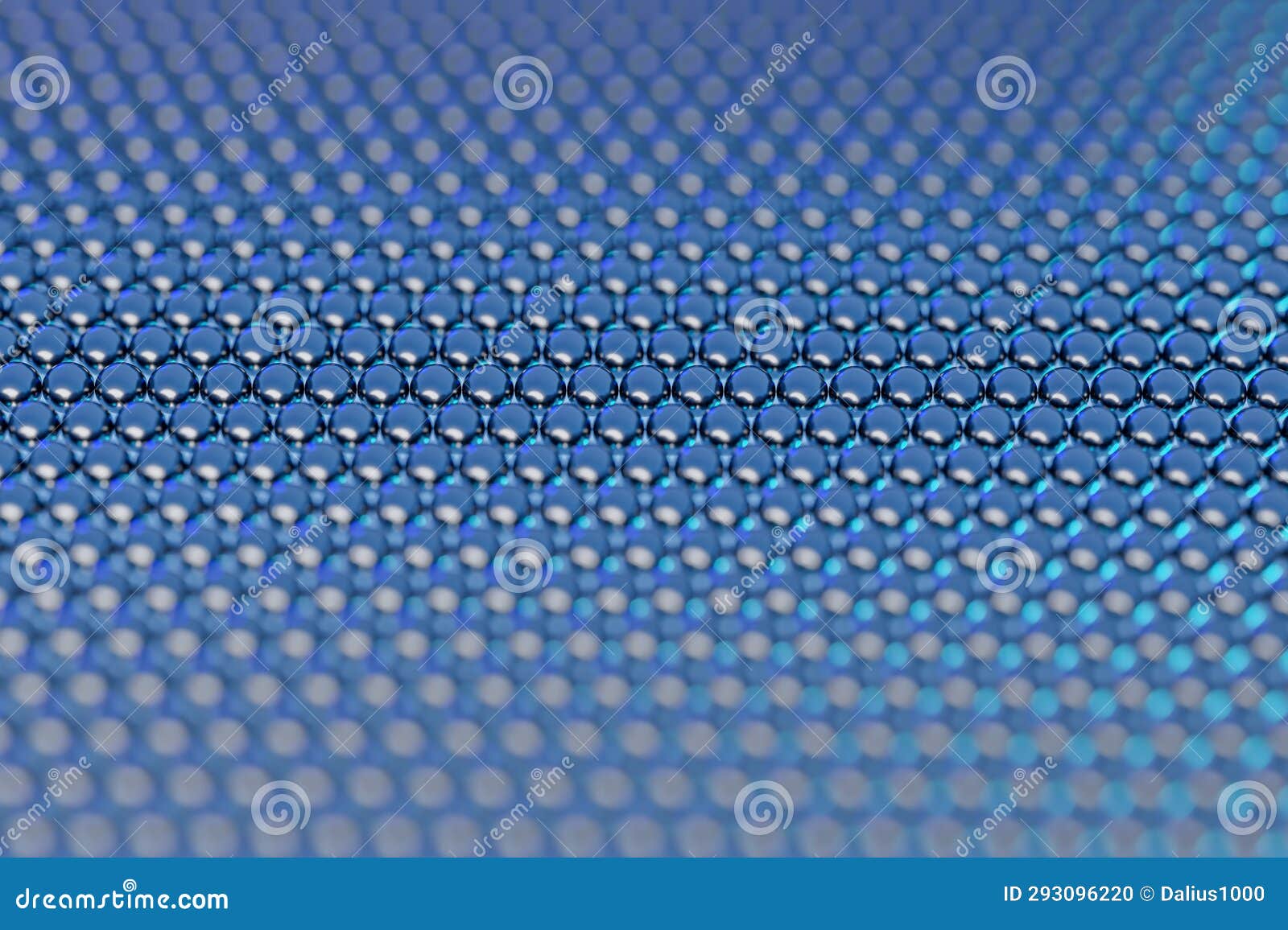 Modern Shining 3D Light Blue Spheres Texture - Shallow Focus Stock ...