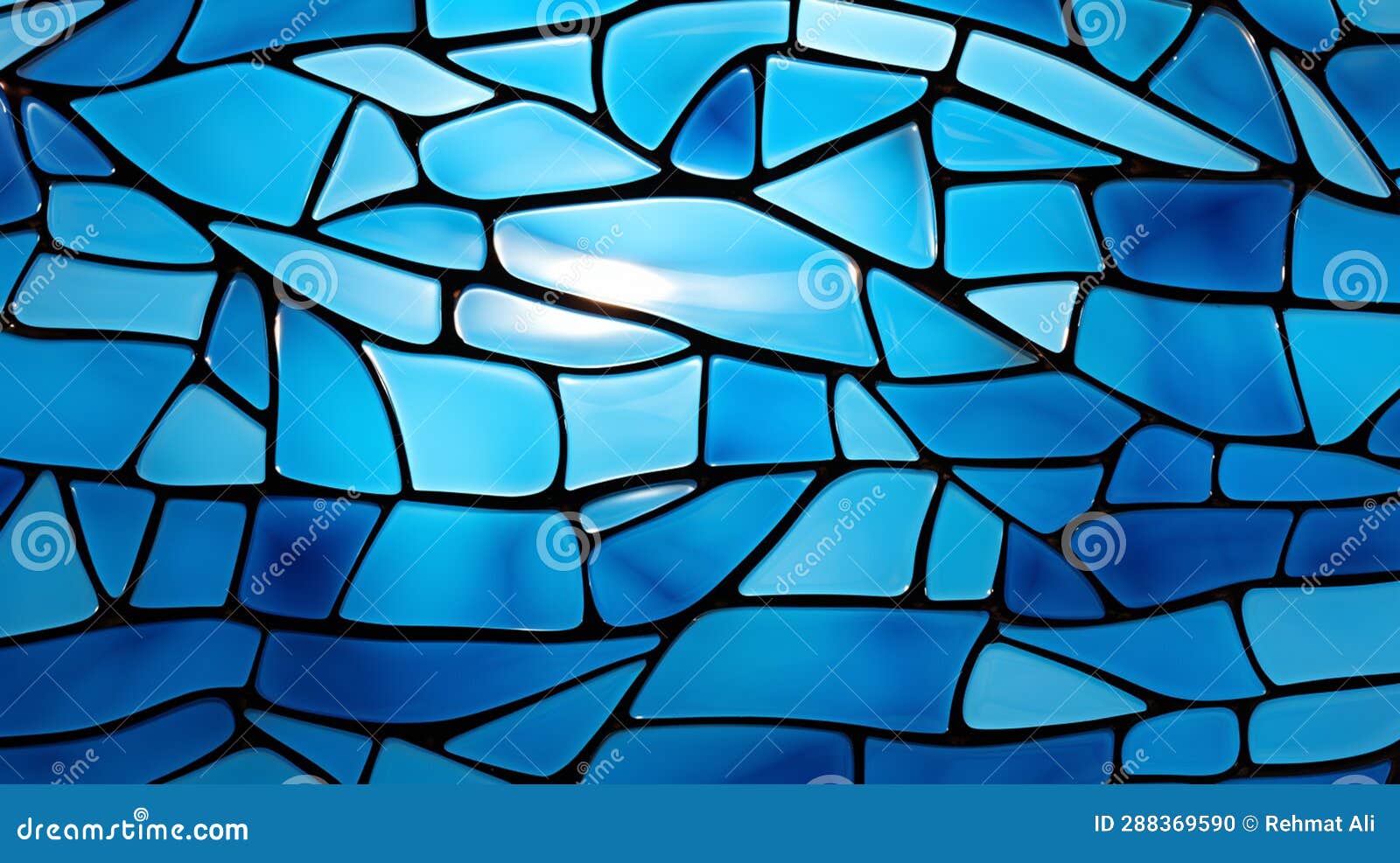 Modern Shiny Blue Rounded Square Lines Pattern Stock Illustration ...