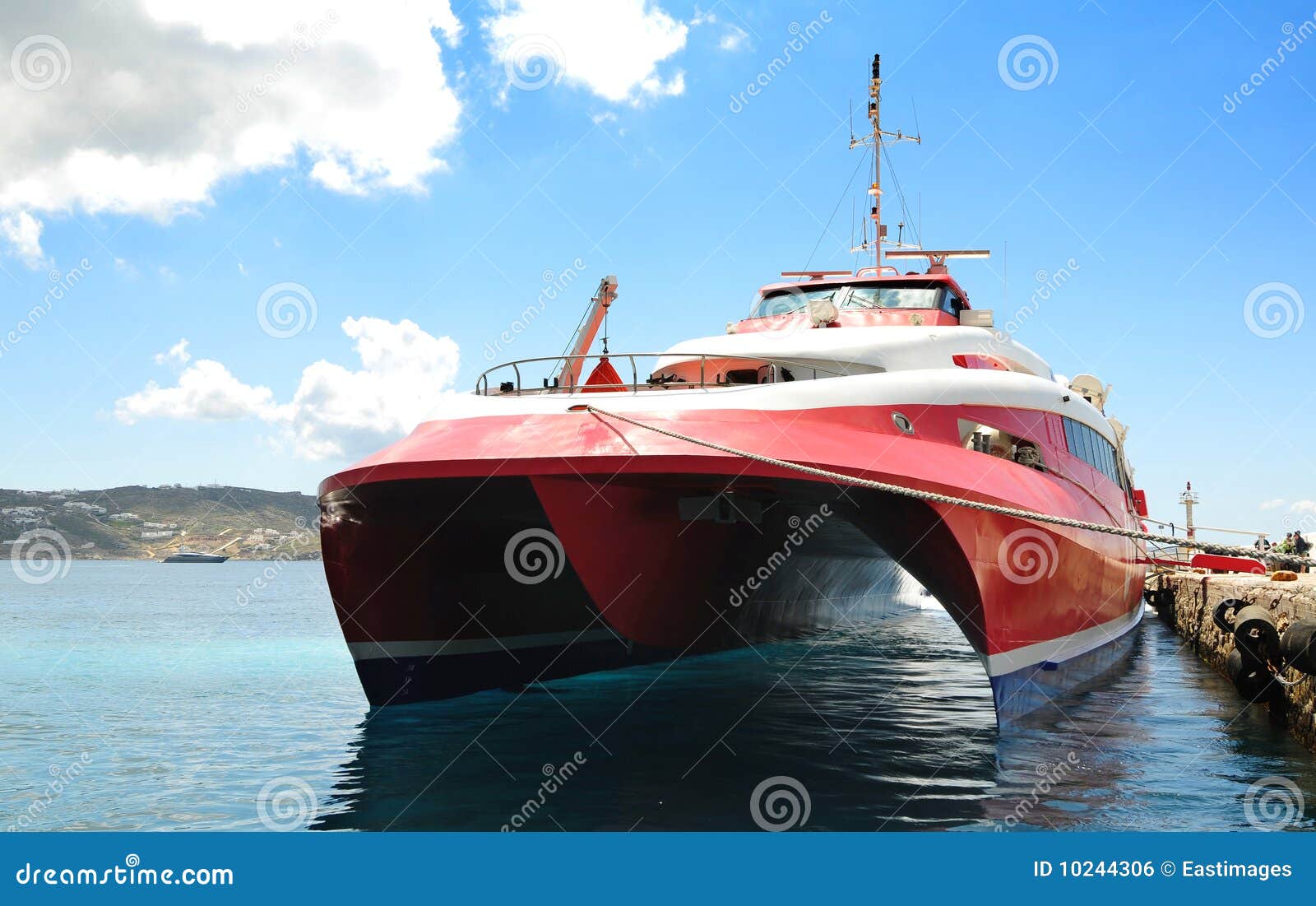 Modern Ship stock photo. Image of dream, flight, high - 10244306