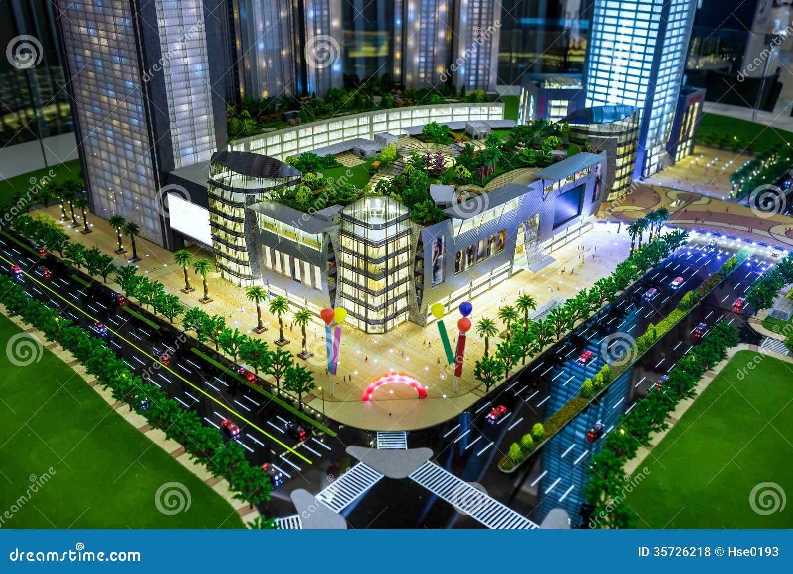 Modern Shopping Centre Design Royalty Free Stock Photos - Image: 35726218