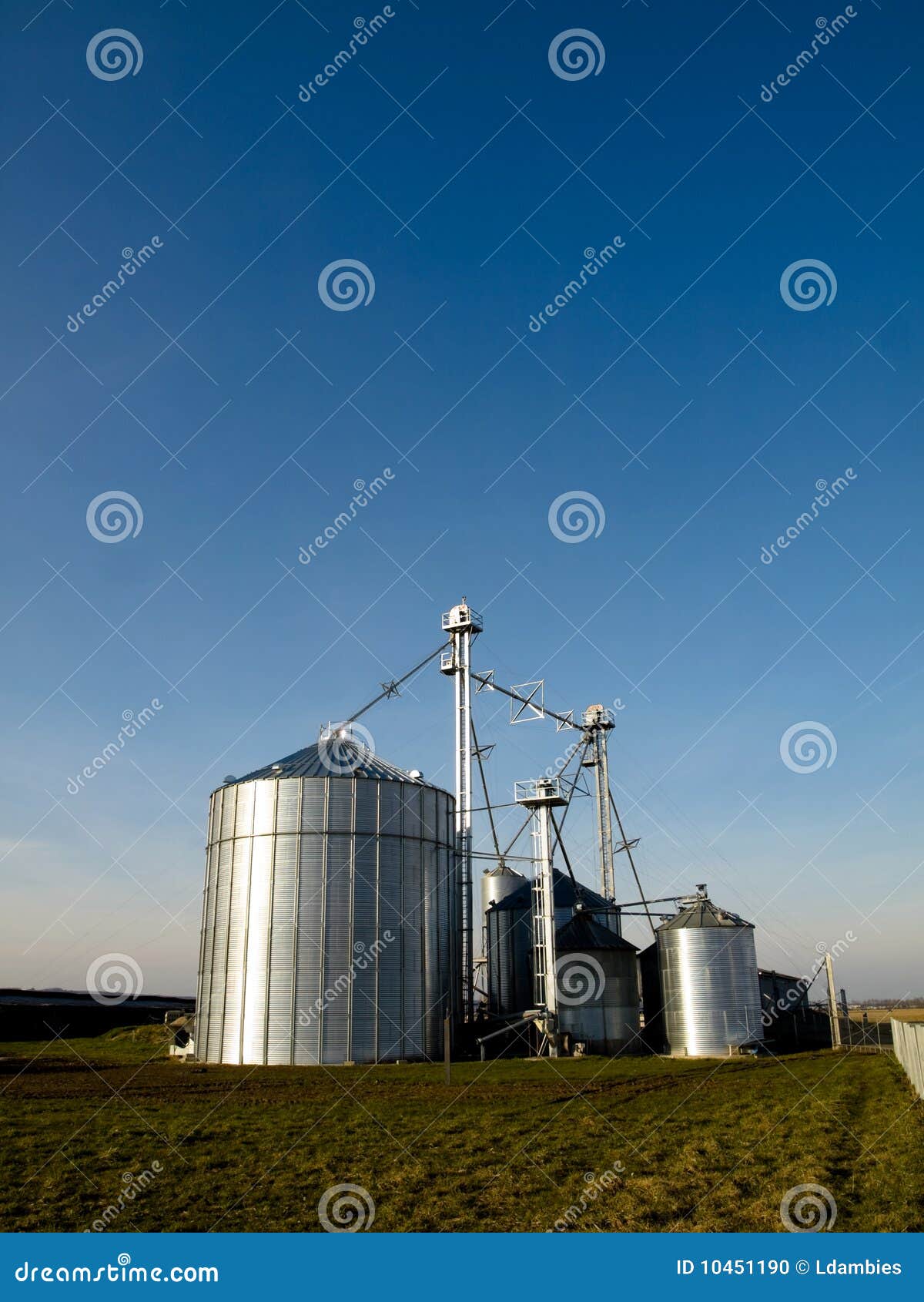 Modern silos stock photo. Image of harvest, design, rural - 10451190