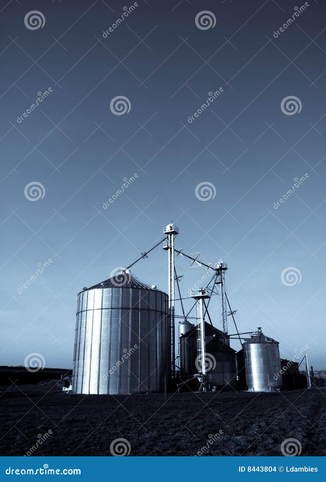 Modern silos stock photo. Image of crop, industry, farming - 8443804