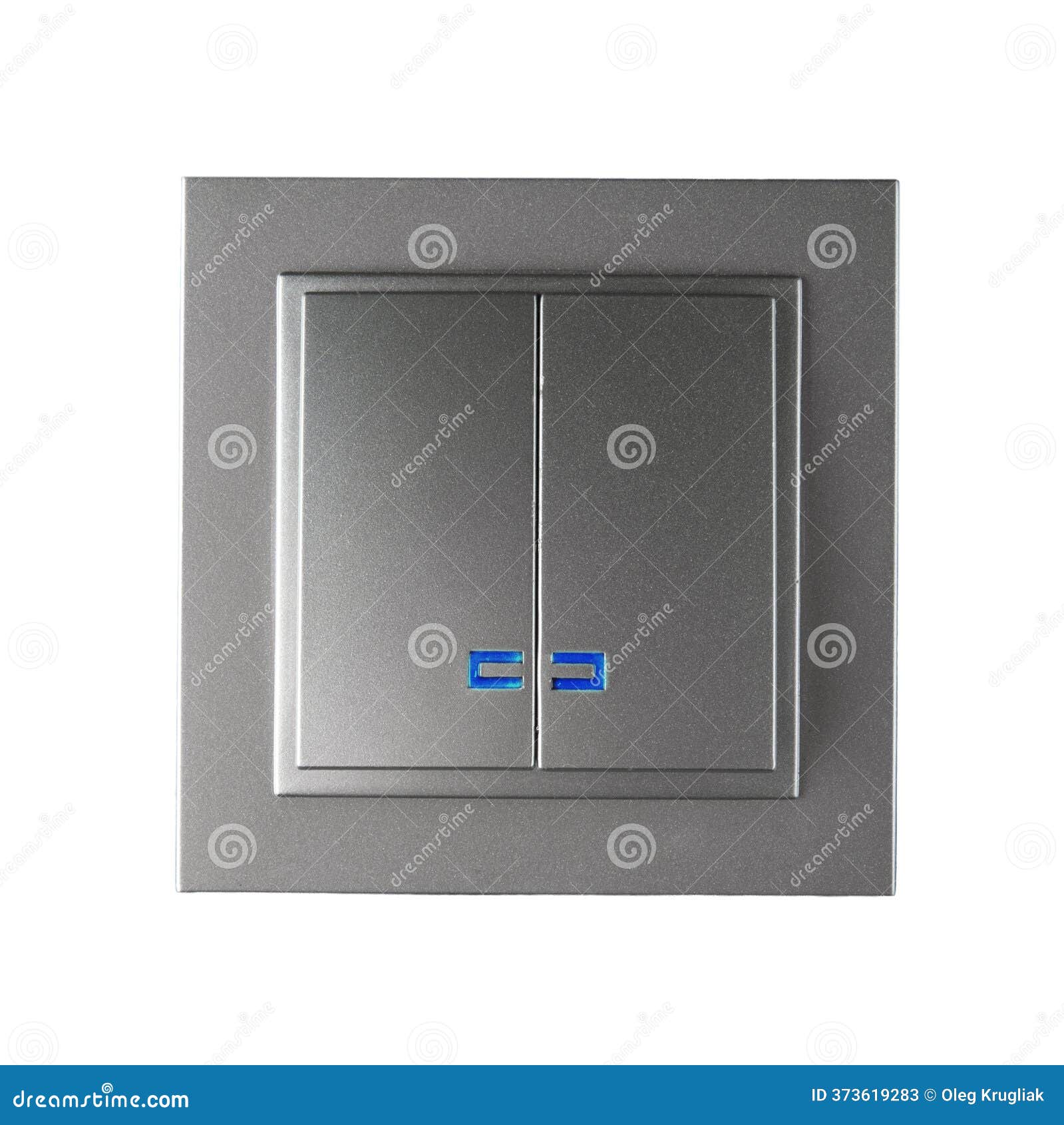 Silver Switch, Turn On Or Turn Off The Lights . Royalty-Free Stock ...