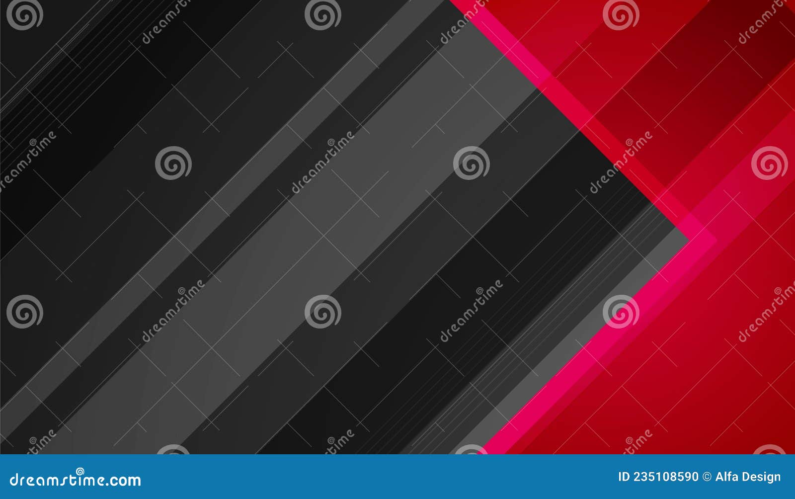 Modern Simple Abstract Red and Black Contrast Background. Vector ...