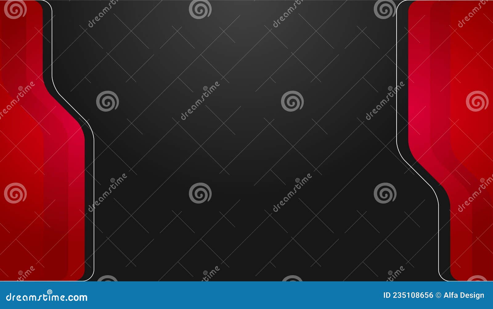 Modern Simple Abstract Red and Black Contrast Background. Vector ...