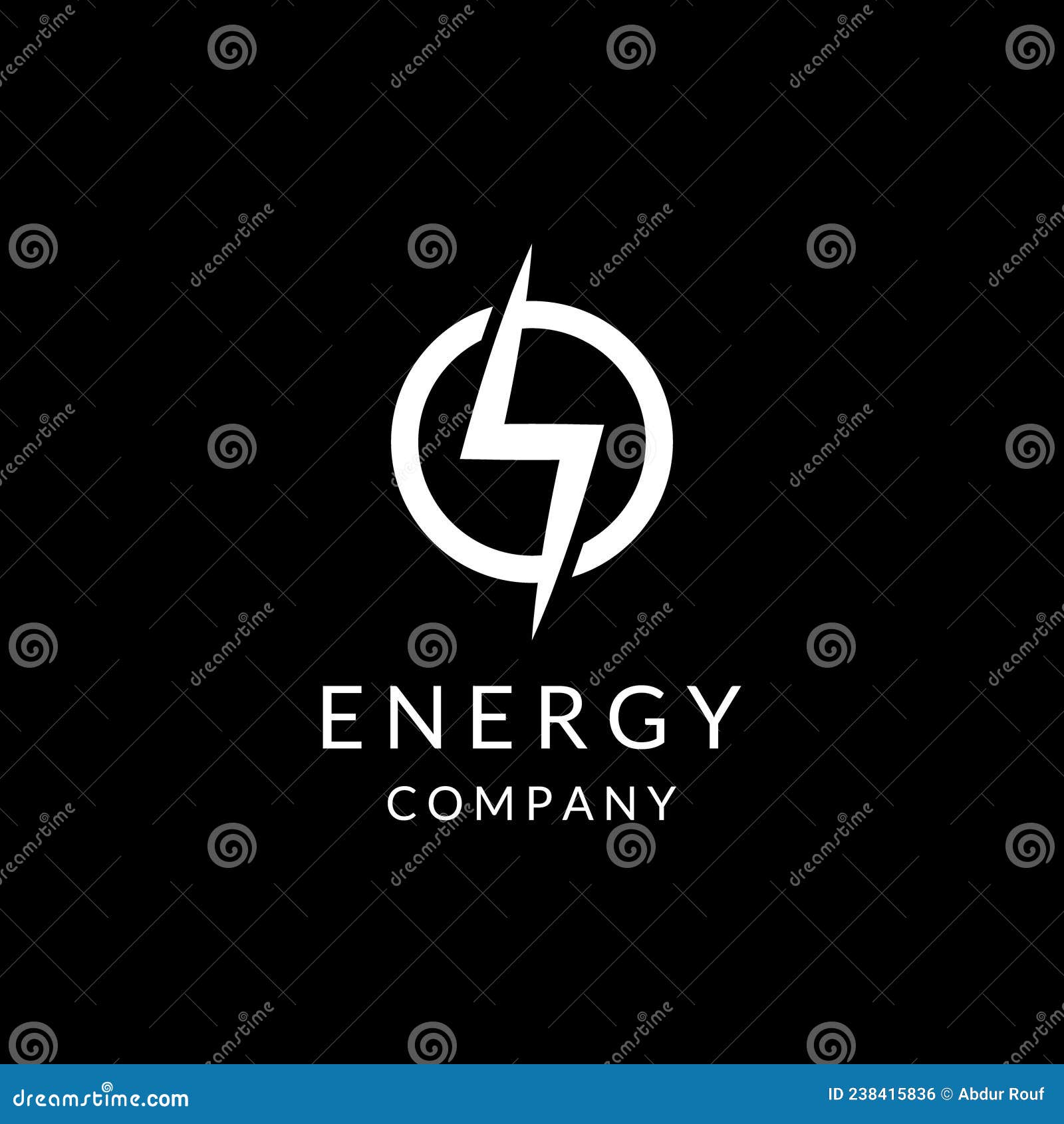 Simple Energy Bolt Logo Design Stock Vector - Illustration of energy ...