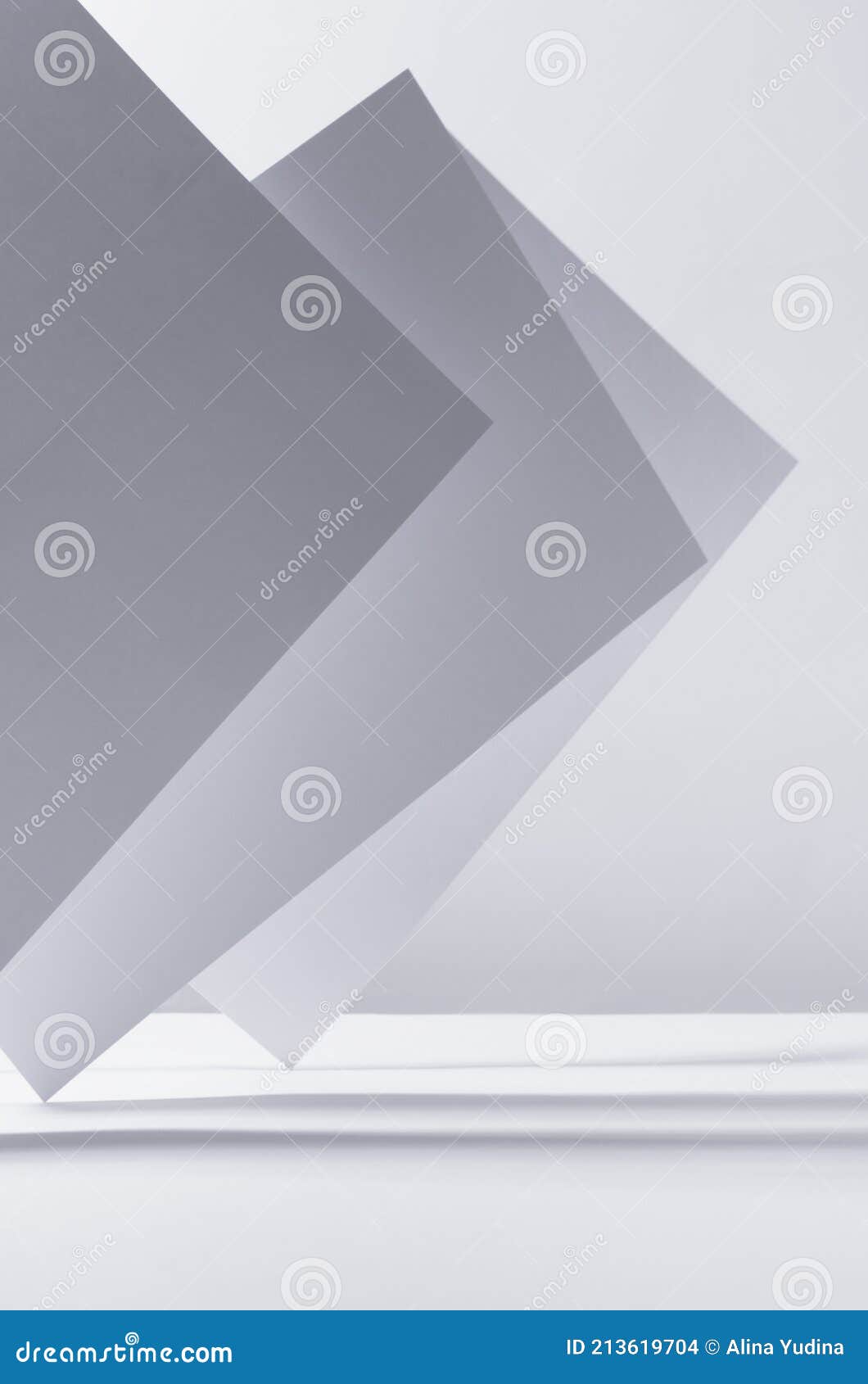 Modern Simple Geometric White Grey Abstract Background with Asymmetric ...