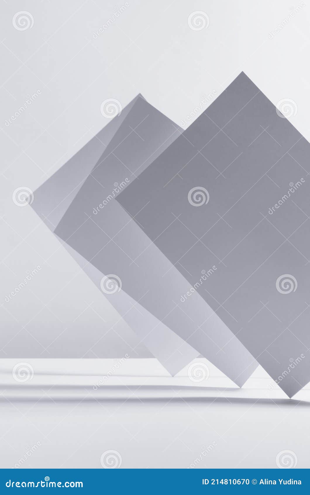 Modern Simple Geometric White Grey Abstract Background with Asymmetric ...