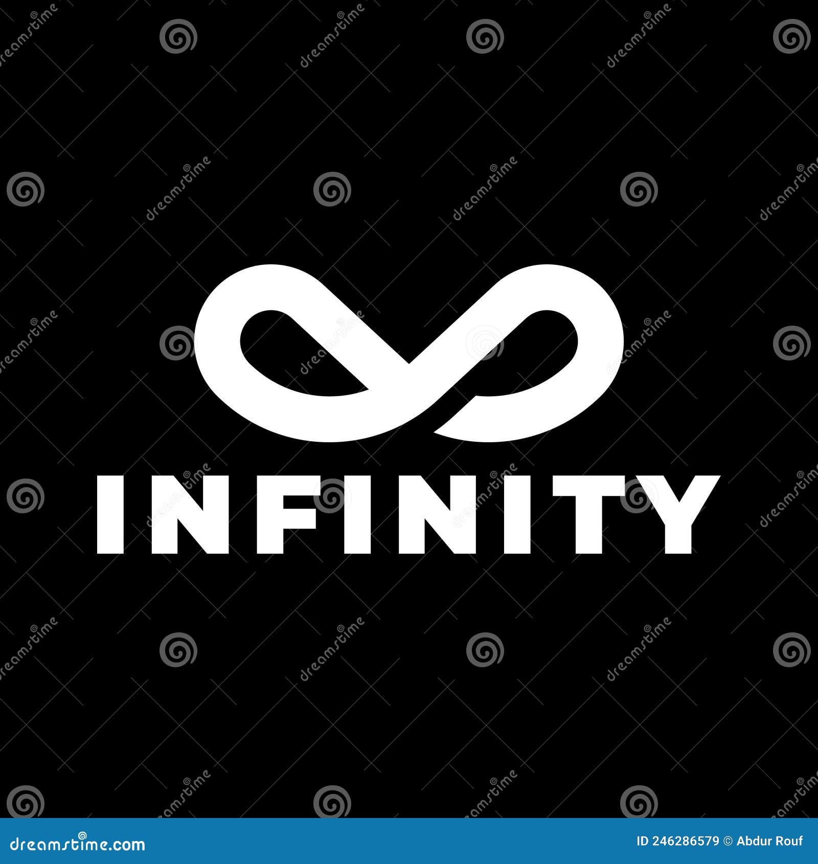 Modern Infinity Loop Logo Design Stock Vector - Illustration of ...