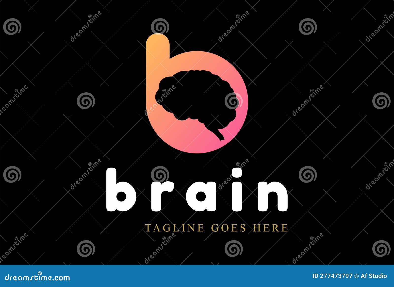 Brain Smart Logo Images Cartoon Vector | CartoonDealer.com #198289951