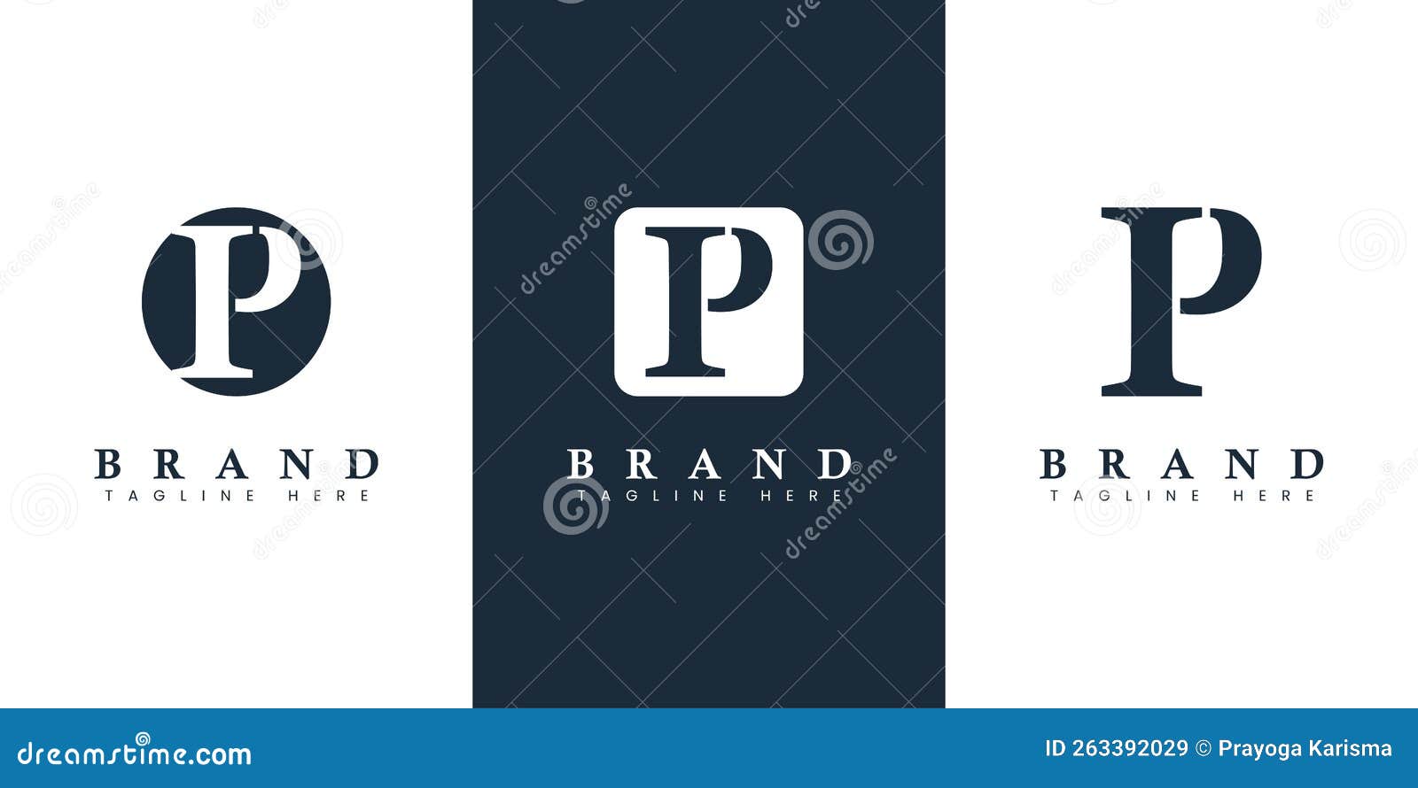 Modern and Simple Letter IP Logo, IP or PI Initials Stock Illustration ...