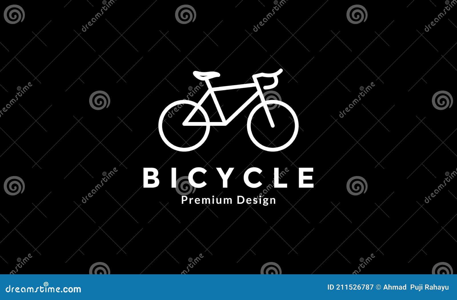 Modern Simple Lines Bicycles Logo Design Vector Icon Symbol ...
