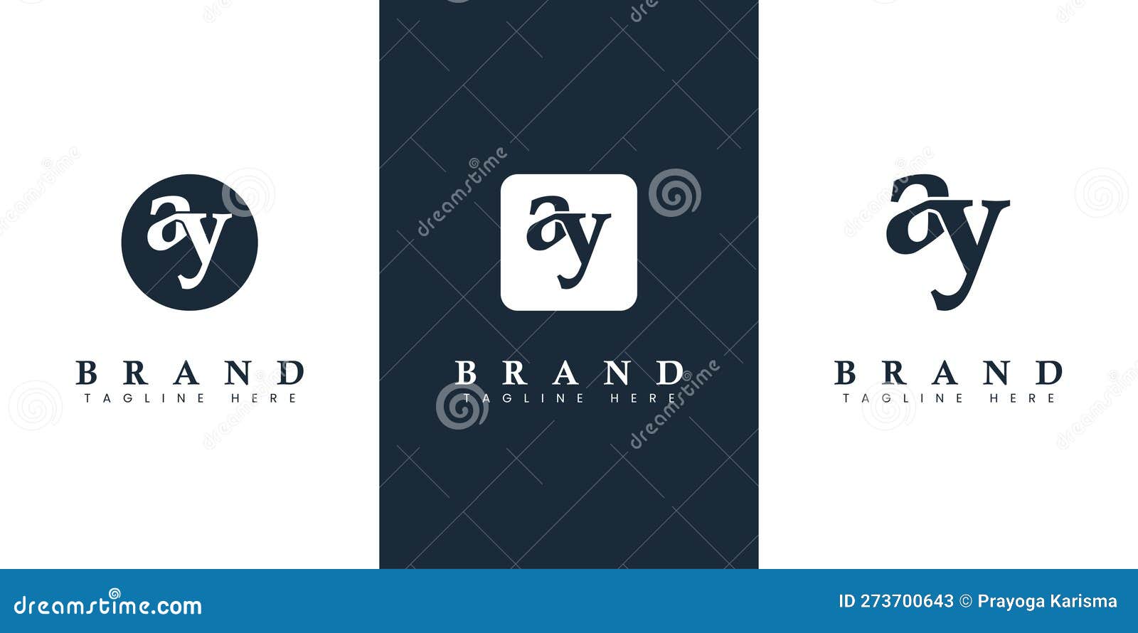 Modern and Simple Lowercase AY Letter Logo, Suitable for Any Business ...